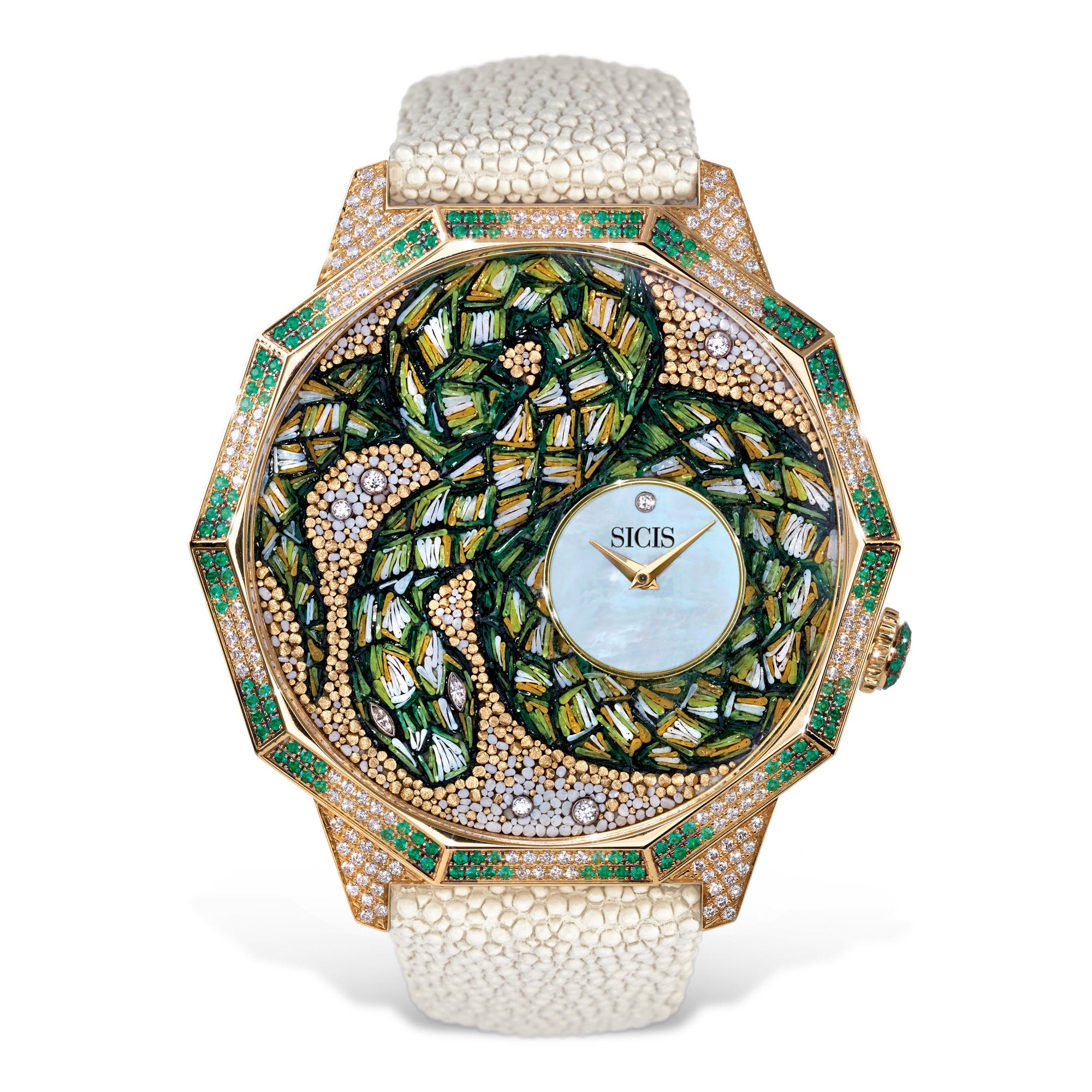 Snake Emerald Watch – Sicis Jewels